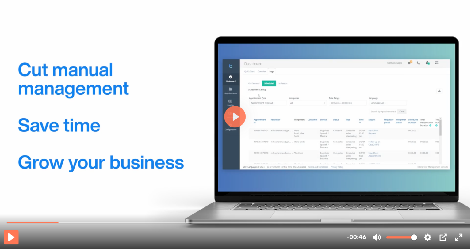 On-Demand Interpretation & Management Demo | Boostlingo